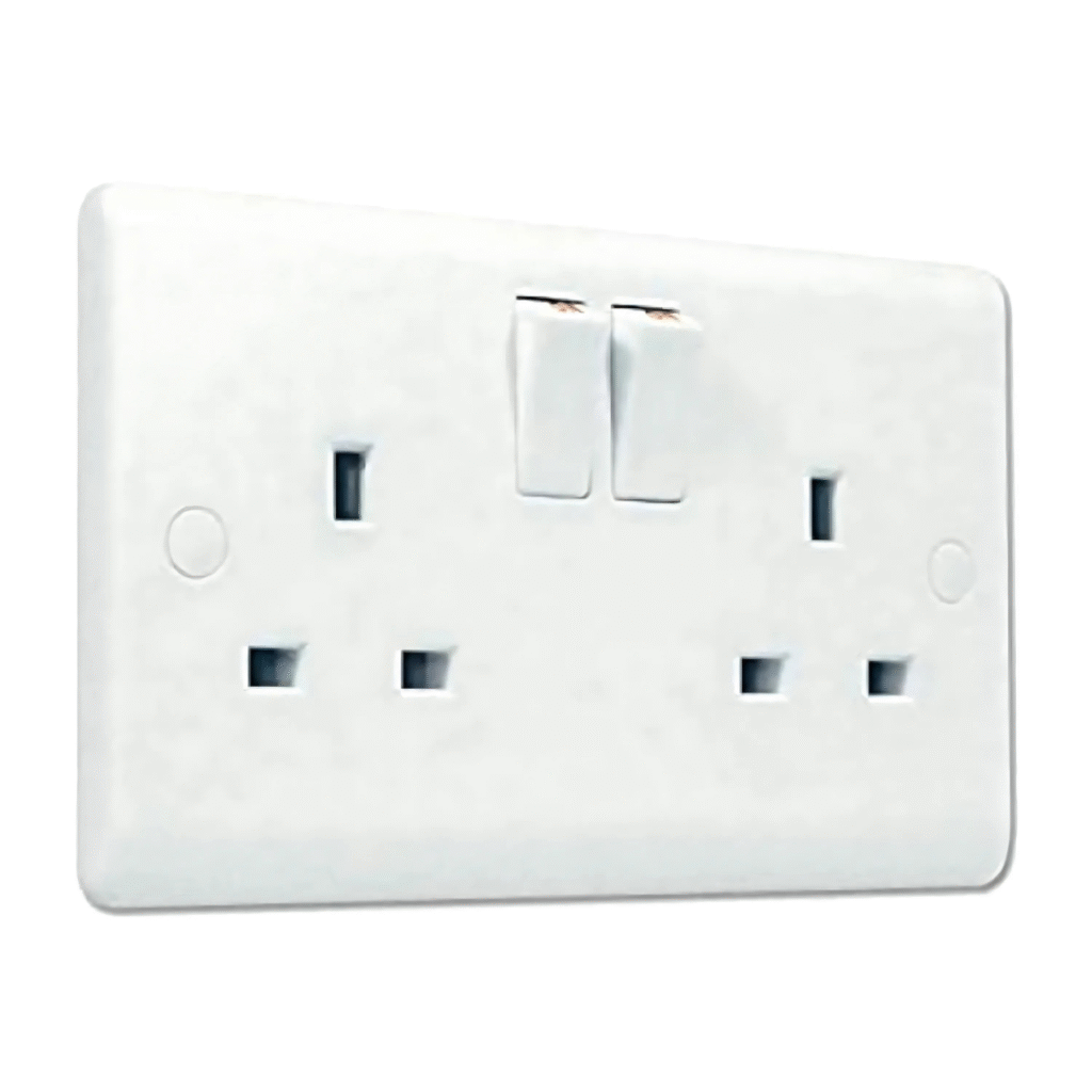 Double-Gang 13A Sockets | 13A Dual Outlets | Dual Socket Plates - Frigate