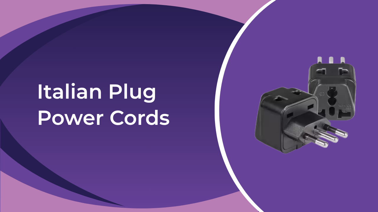 Italian Plug Power Cords | CE-mark Certified Plug Cordsets - Frigate