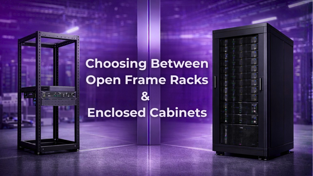 Open Frame Racks Vs Enclosed Cabinets: Key Differences & Selection ...
